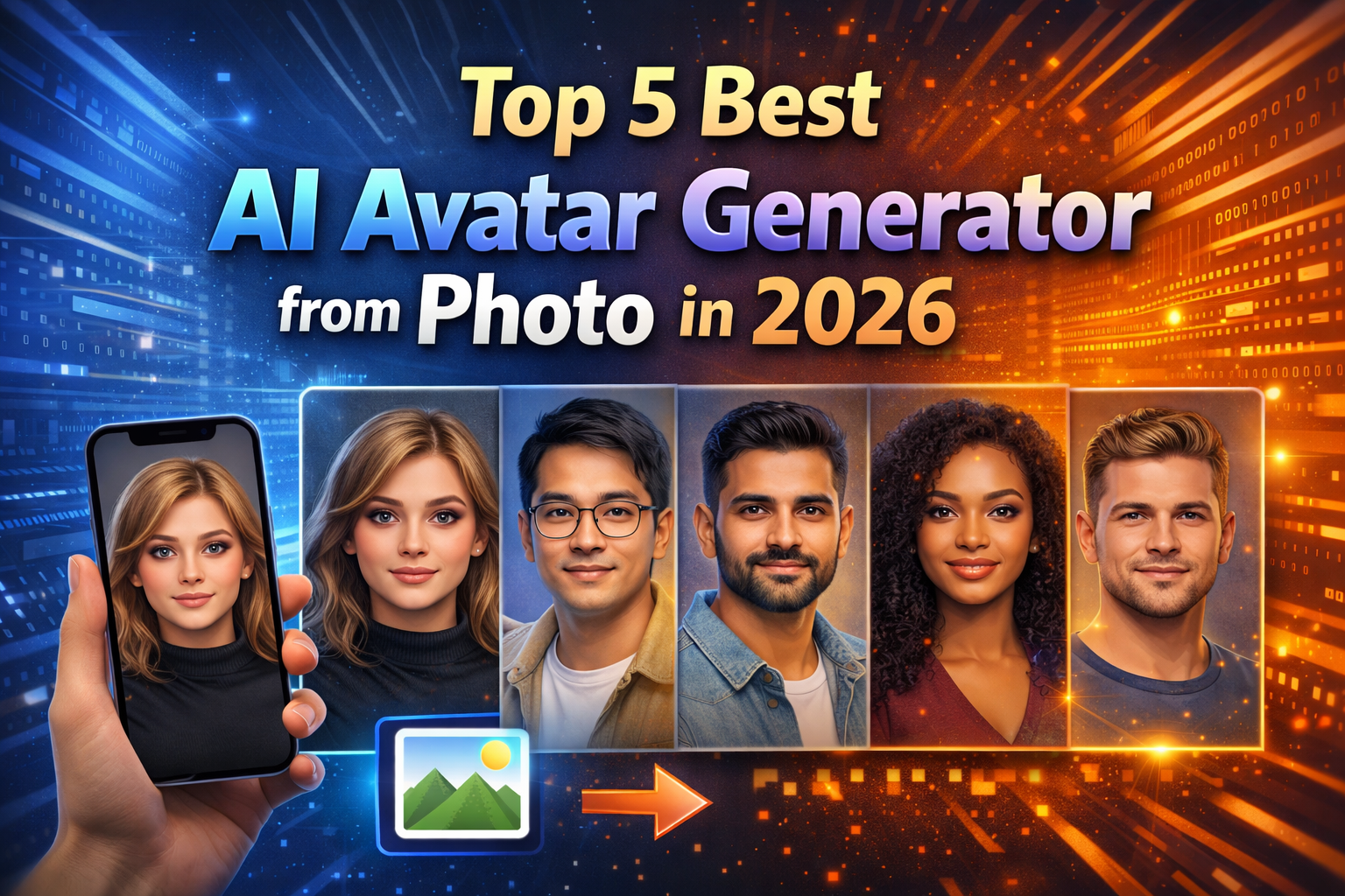 Top 5 Best AI Avatar Generator from Photo in 2026 – AIToolsHub