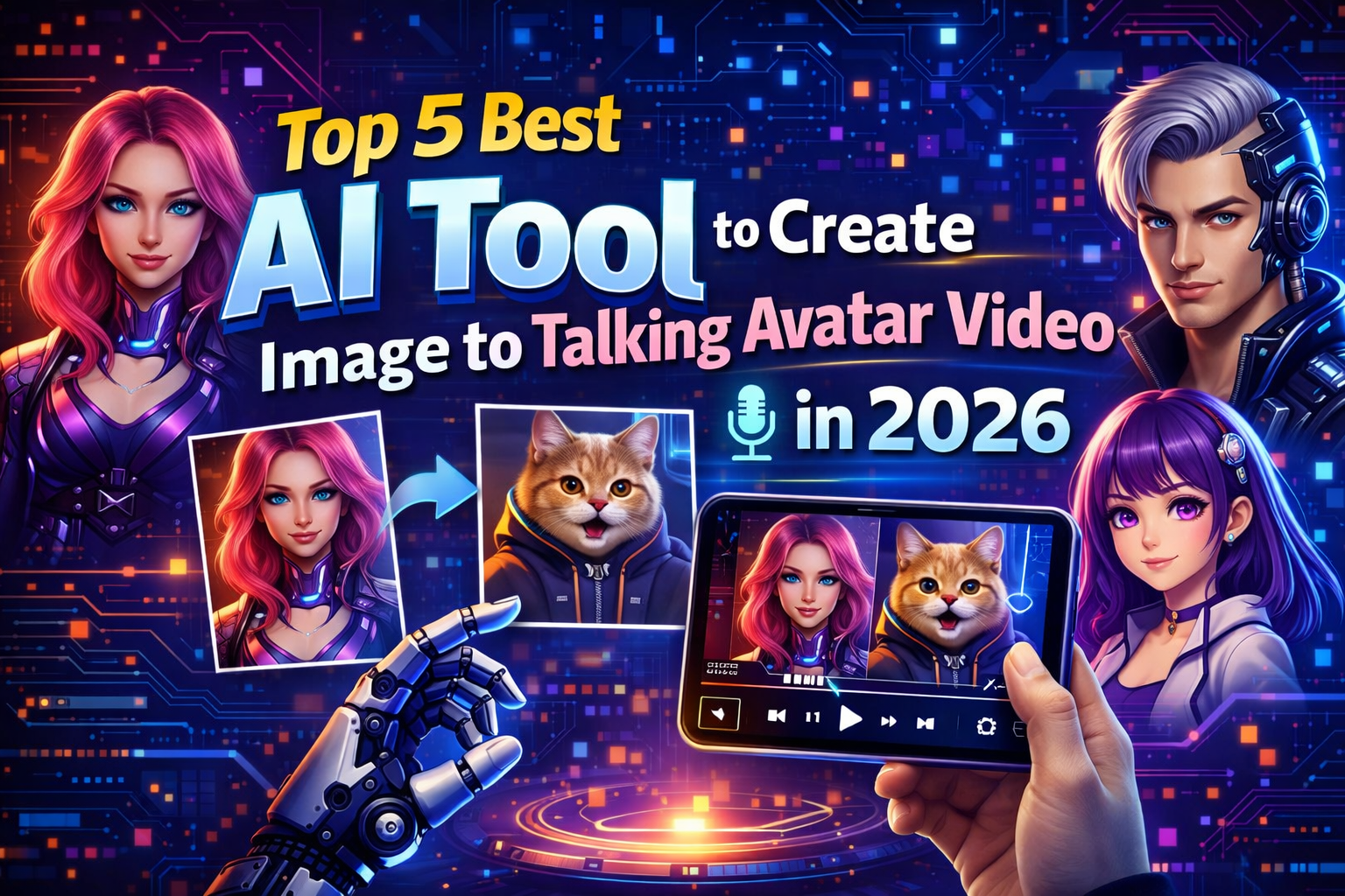 Top 5 Best AI Tool to Create Image to Talking Avatar Video in 2026 ...